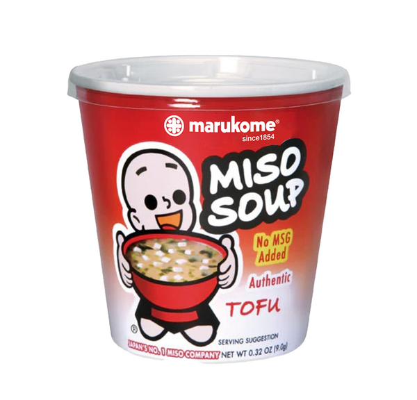 Instant Miso Soup Cup Tofu - 6 Cups – Marukome