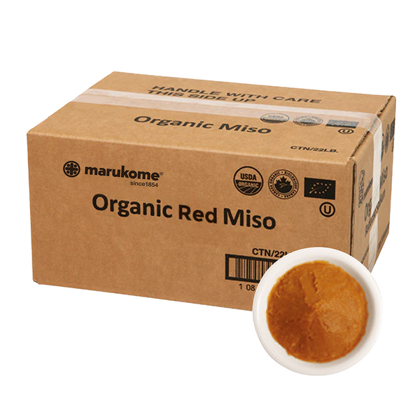 Red Organic Miso 22 lbs – Marukome